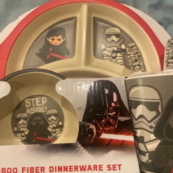 Star Wars | Dining | Star Wars 5 Piece Bamboo Plate Set | Poshmark